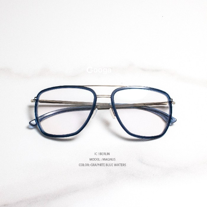 『Ic!Berlin MAGNUS/Graphite Blue Waters』『極輕Avaitor鏡框』